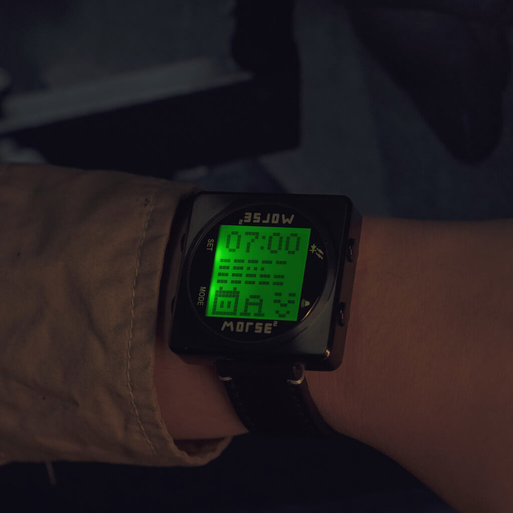 Tell The Time In Morse Code | Morse 2 | Tokyoflash Japan