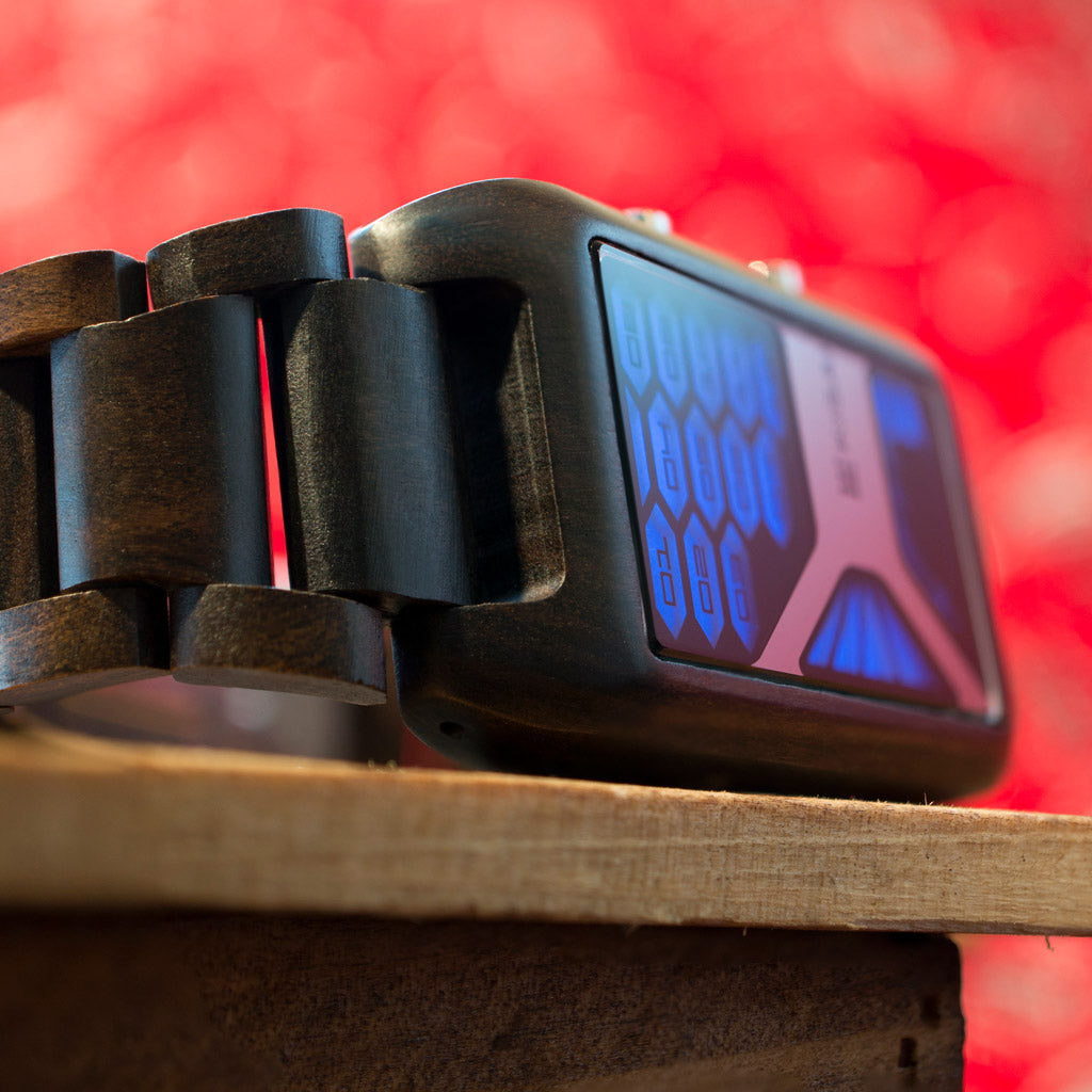 Unique LED Watch | Console Wood | Tokyoflash Japan
