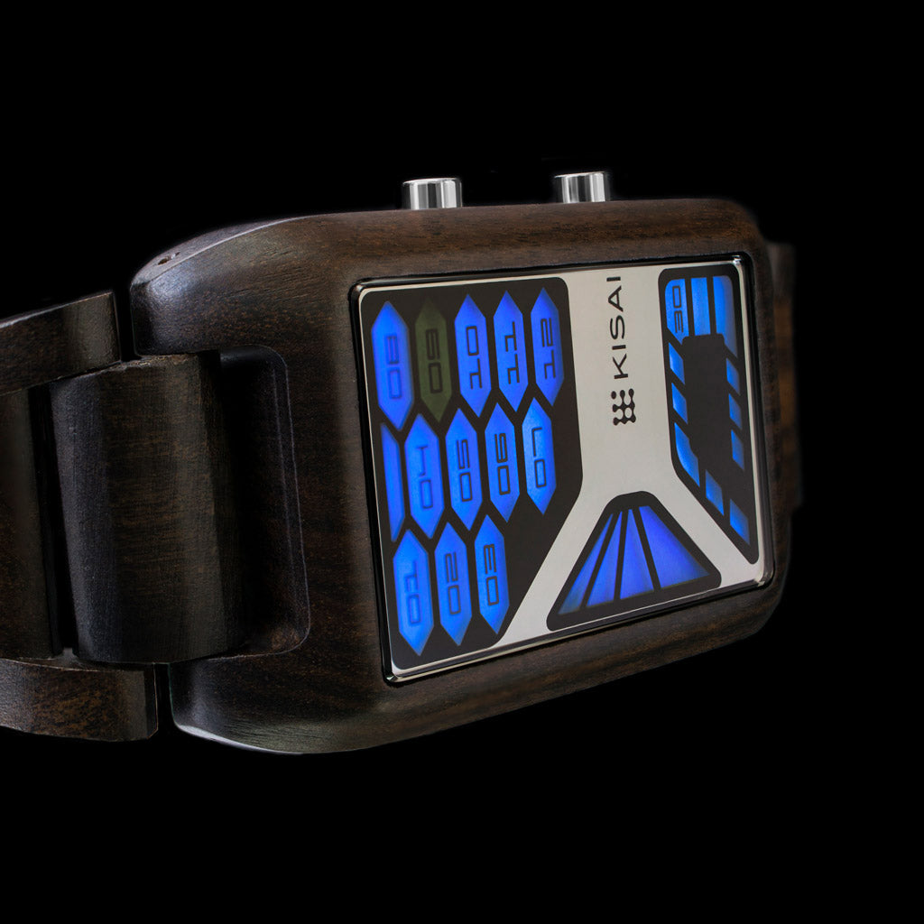 Unique LED Watch | Console Wood | Tokyoflash Japan