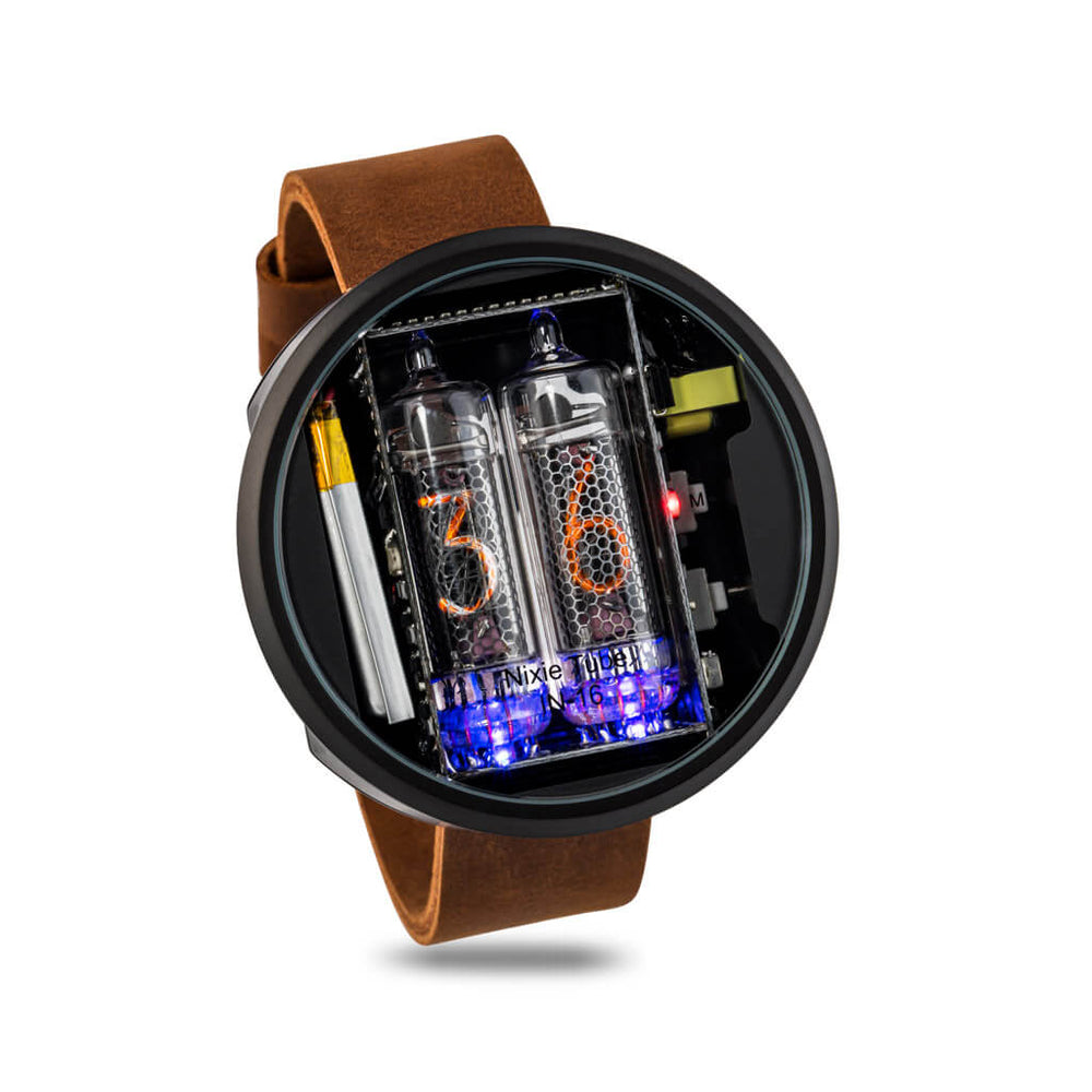 Retrofuturistic Watch | Model 2 Nixie Tube Watch | Tokyoflash Japan