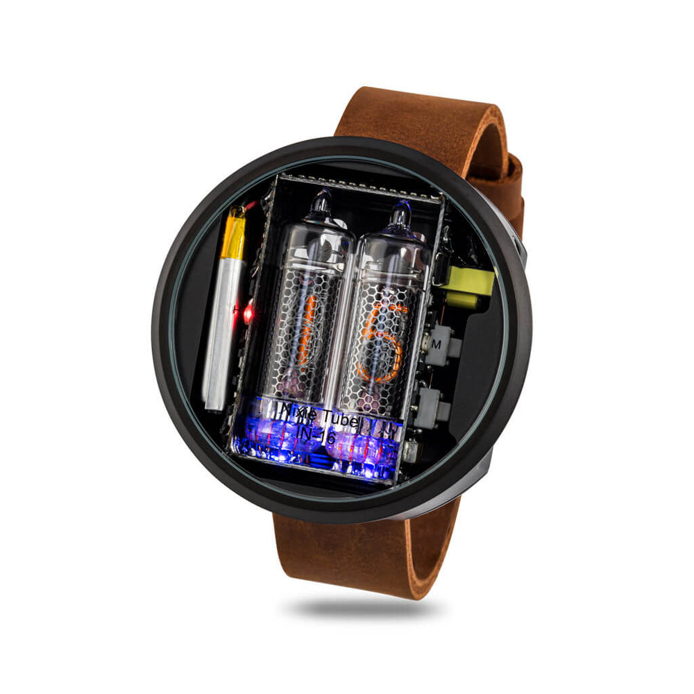 Retrofuturistic Watch | Model 2 Nixie Tube Watch | Tokyoflash Japan