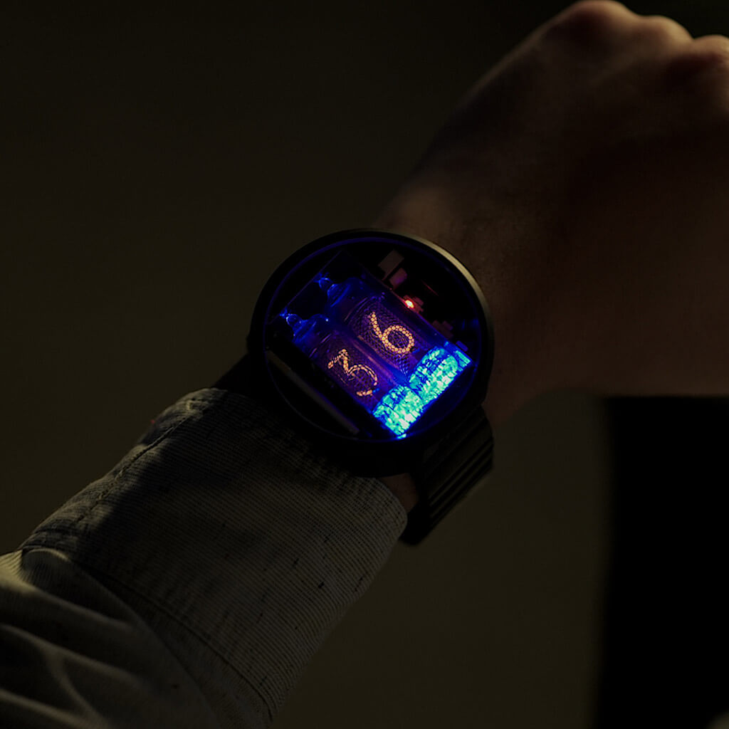 Retrofuturistic Watch | Model 2 Nixie Tube Watch | Tokyoflash Japan