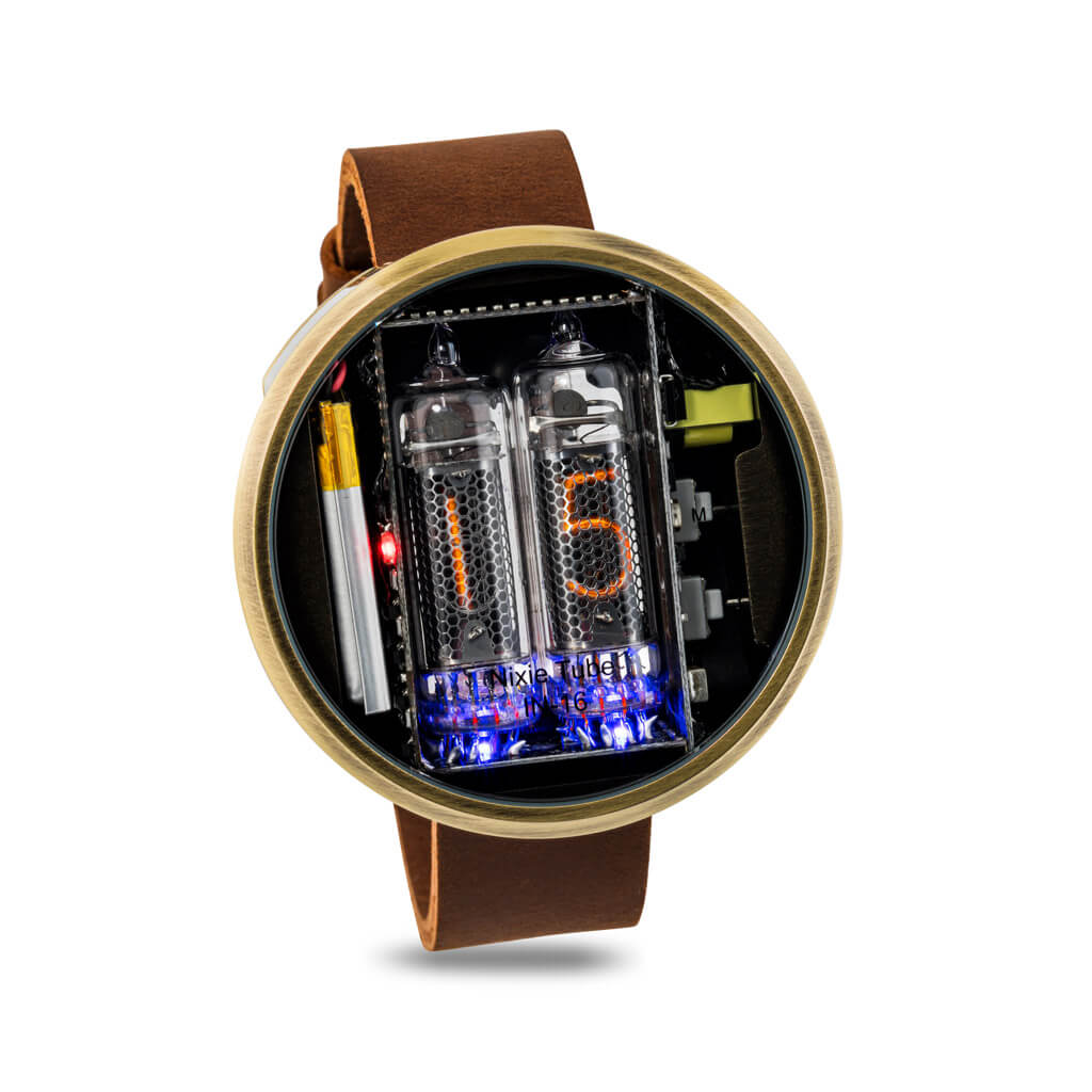 Retrofuturistic Watch | Model 2 Nixie Tube Watch | Tokyoflash Japan