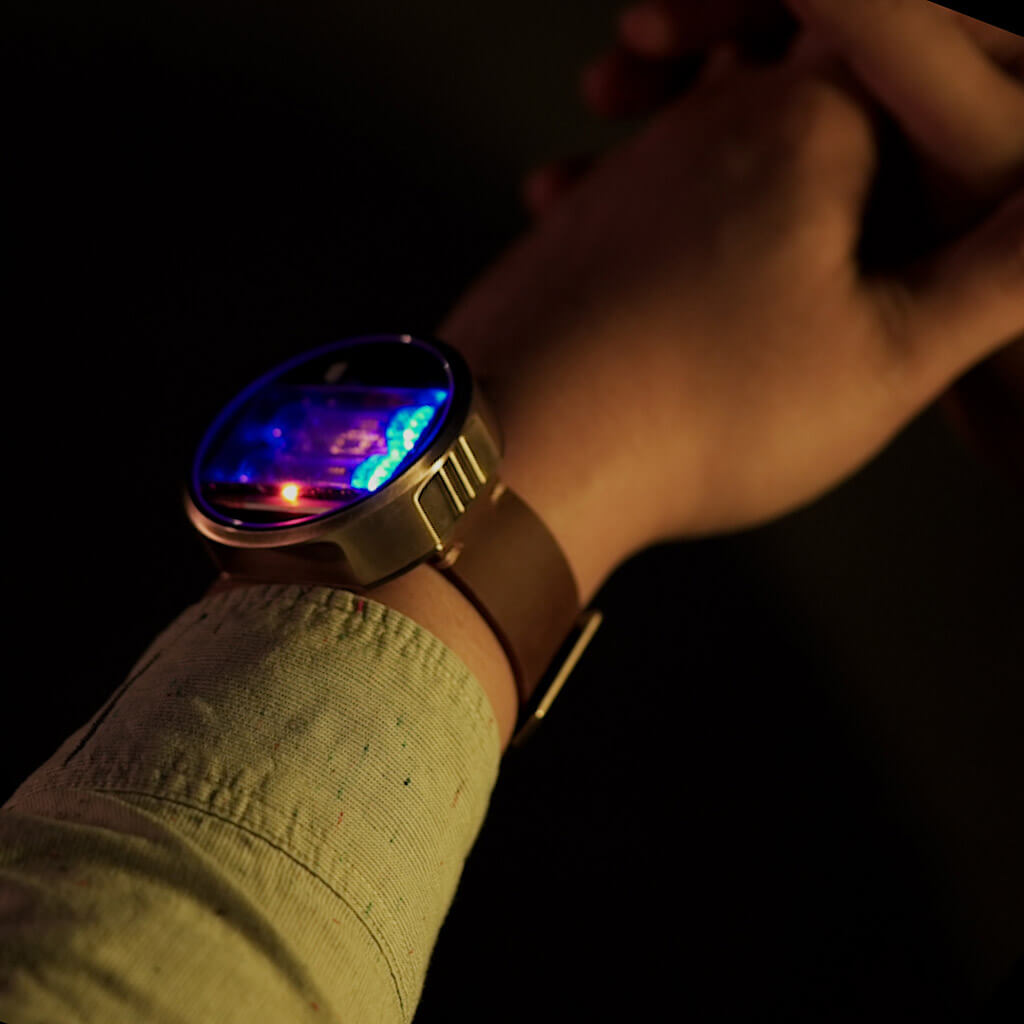 Retrofuturistic Watch | Model 2 Nixie Tube Watch | Tokyoflash Japan