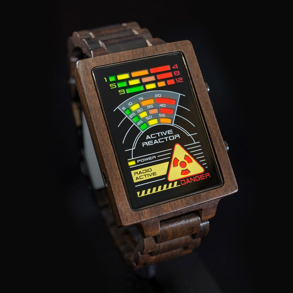 Crazy Watch Design | Radioactive Wood | Tokyoflash Japan