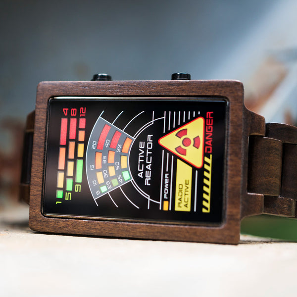 Crazy Watch Design | Radioactive Wood | Tokyoflash Japan