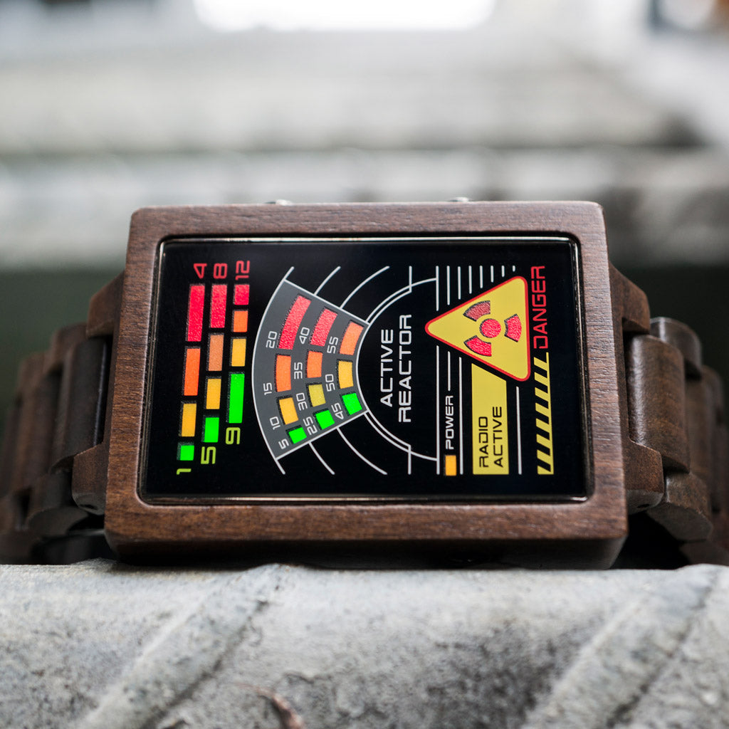 Crazy Watch Design | Radioactive Wood | Tokyoflash Japan