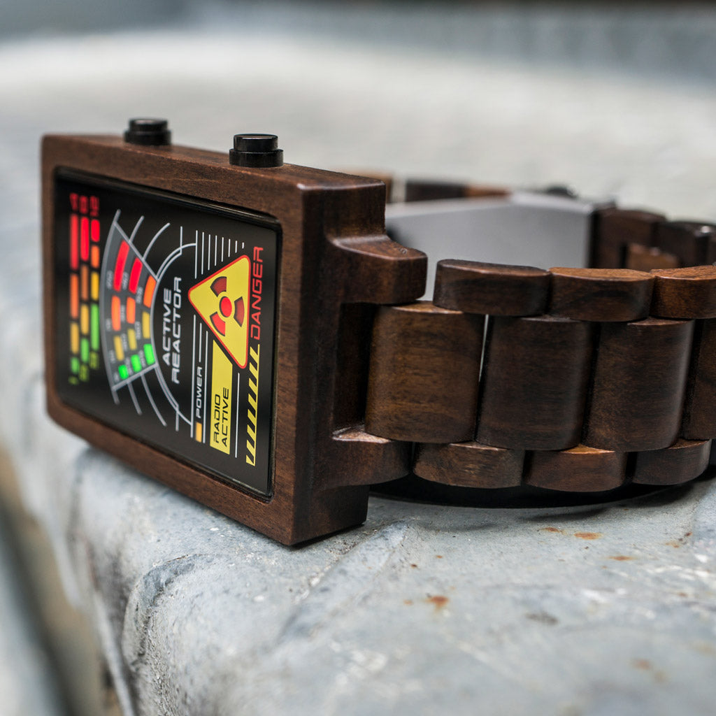 Crazy Watch Design | Radioactive Wood | Tokyoflash Japan