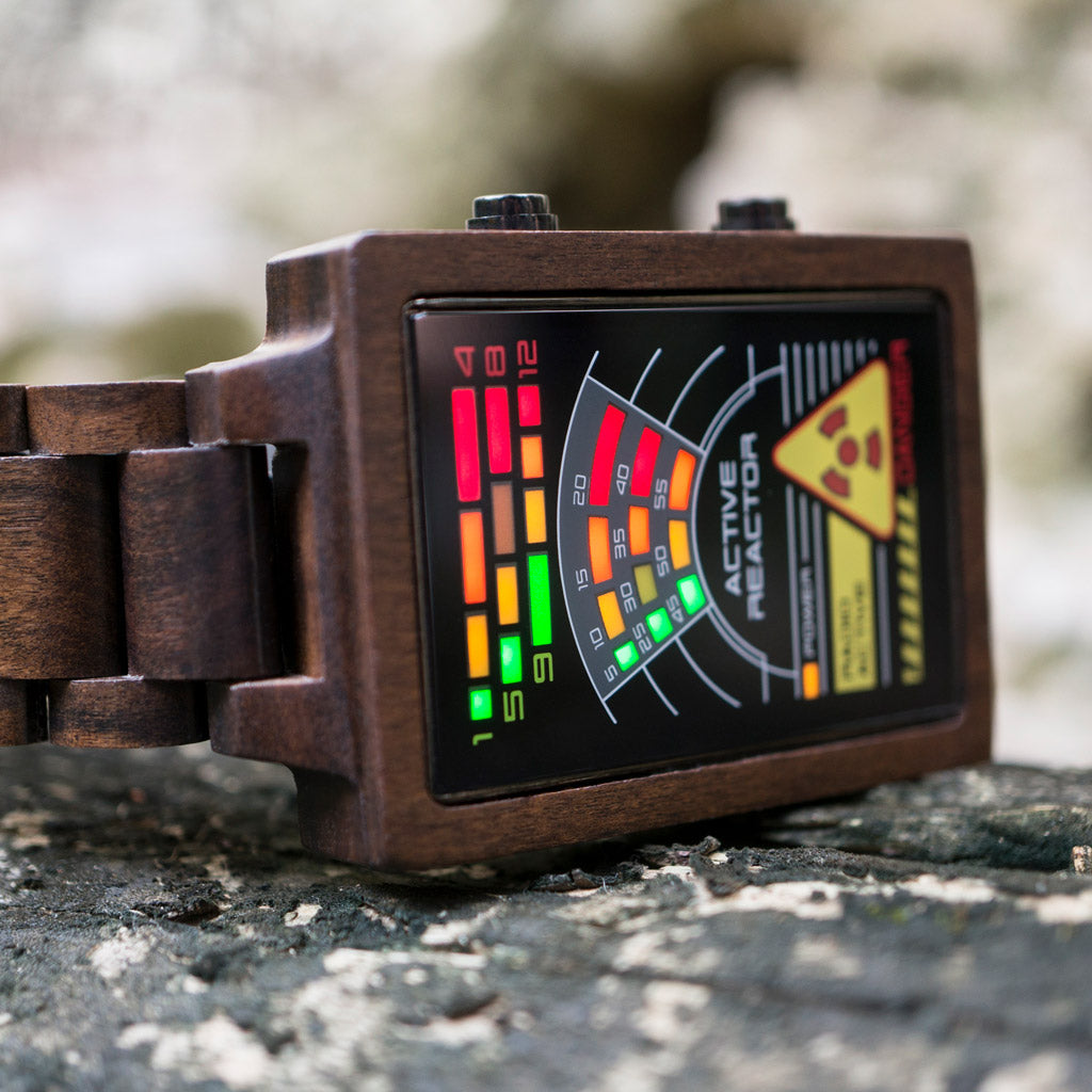 Crazy Watch Design | Radioactive Wood | Tokyoflash Japan