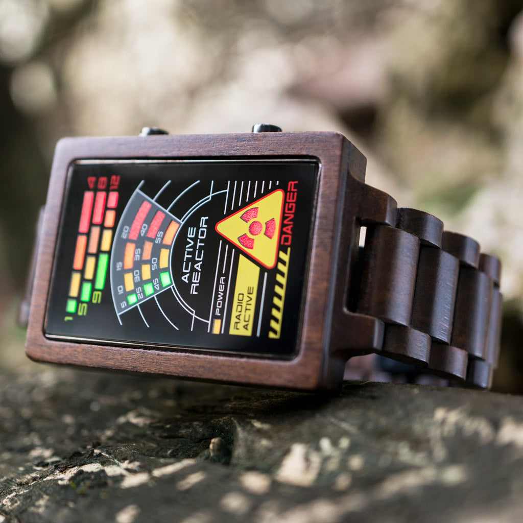 Crazy Watch Design | Radioactive Wood | Tokyoflash Japan