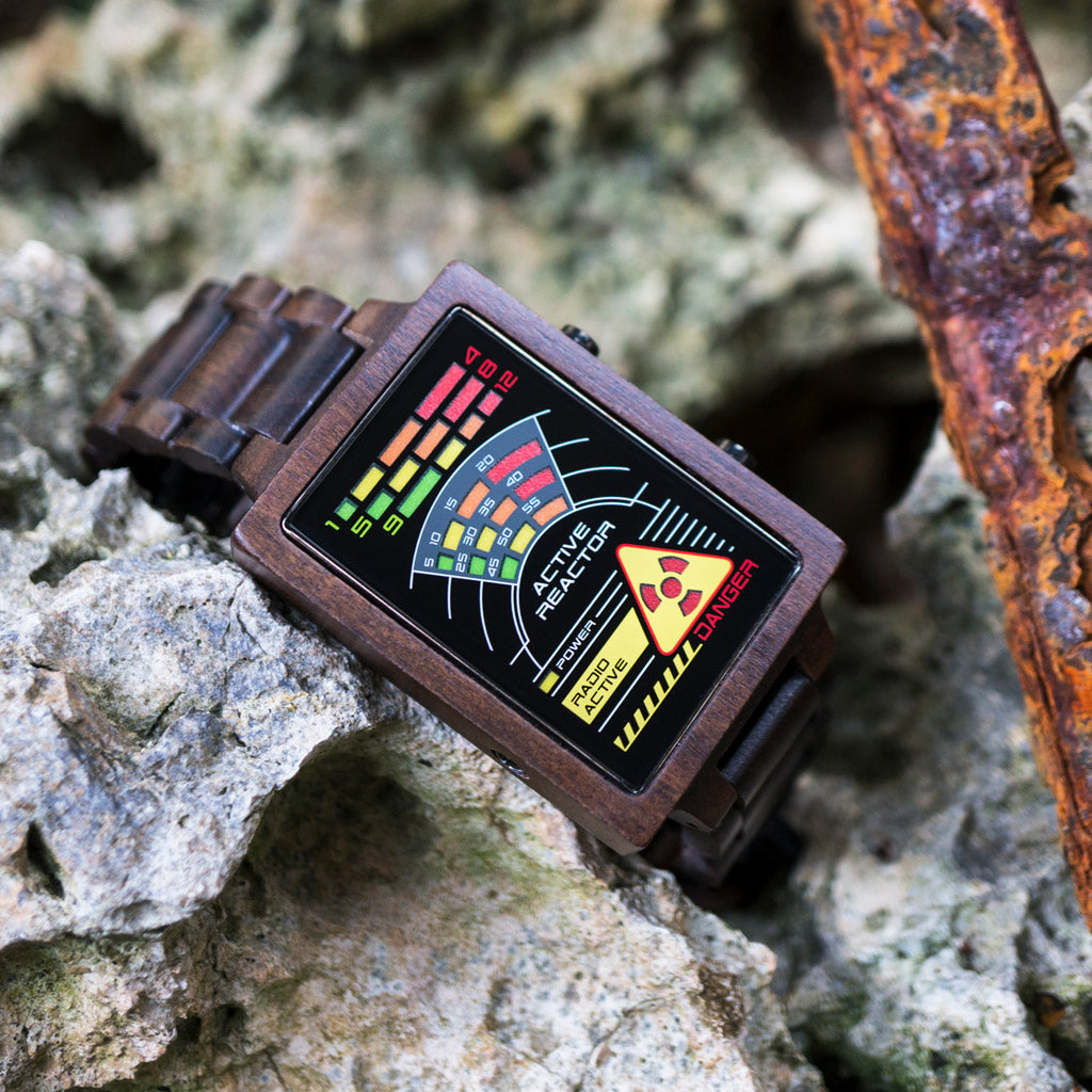 Crazy Watch Design | Radioactive Wood | Tokyoflash Japan