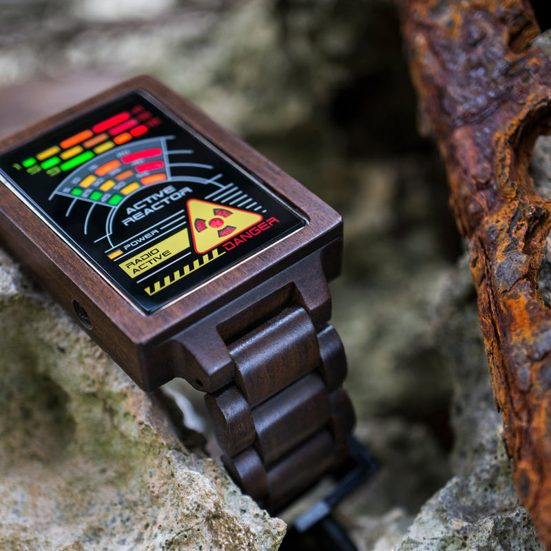 Crazy Watch Design | Radioactive Wood | Tokyoflash Japan