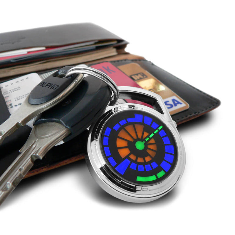 Futuristic LED Pocket Watch | Round Trip | Tokyoflash Japan