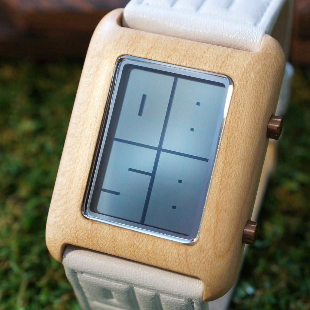 Unique Watch Design | Stencil Wood | Tokyoflash Japan
