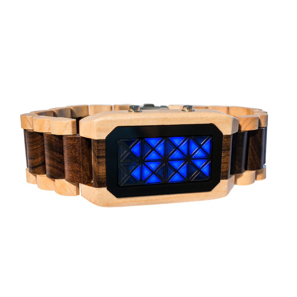 Light Up Watch | Adjust Wood | Tokyoflash Japan