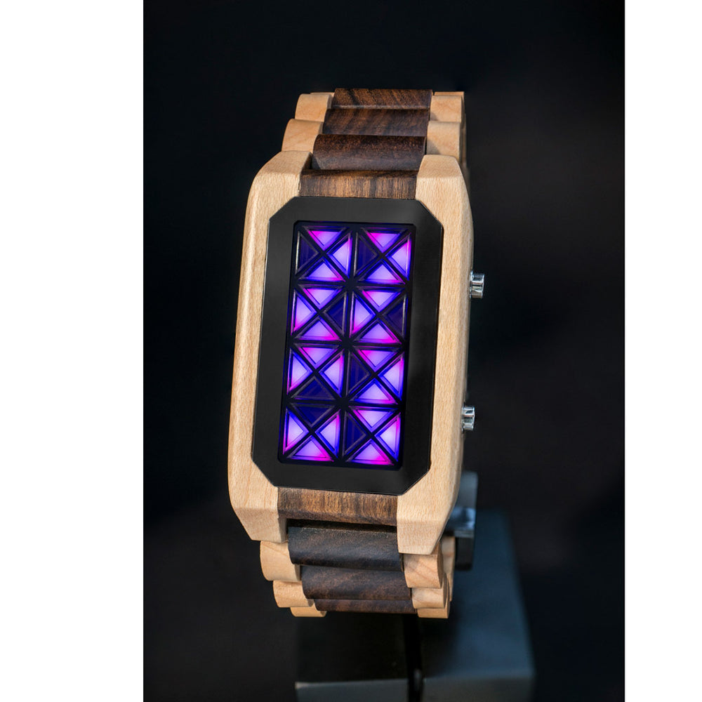 Light Up Watch | Adjust Wood | Tokyoflash Japan