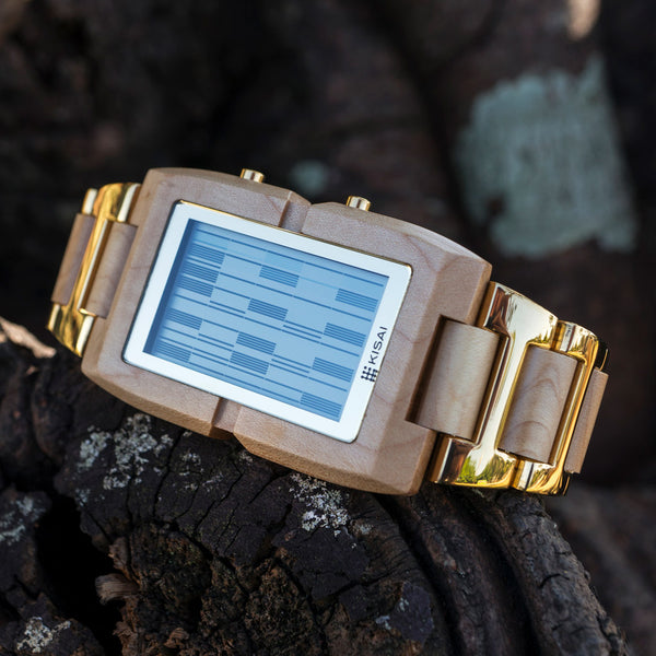 USB Memory Watch | Upload Wood | Tokyoflash Japan